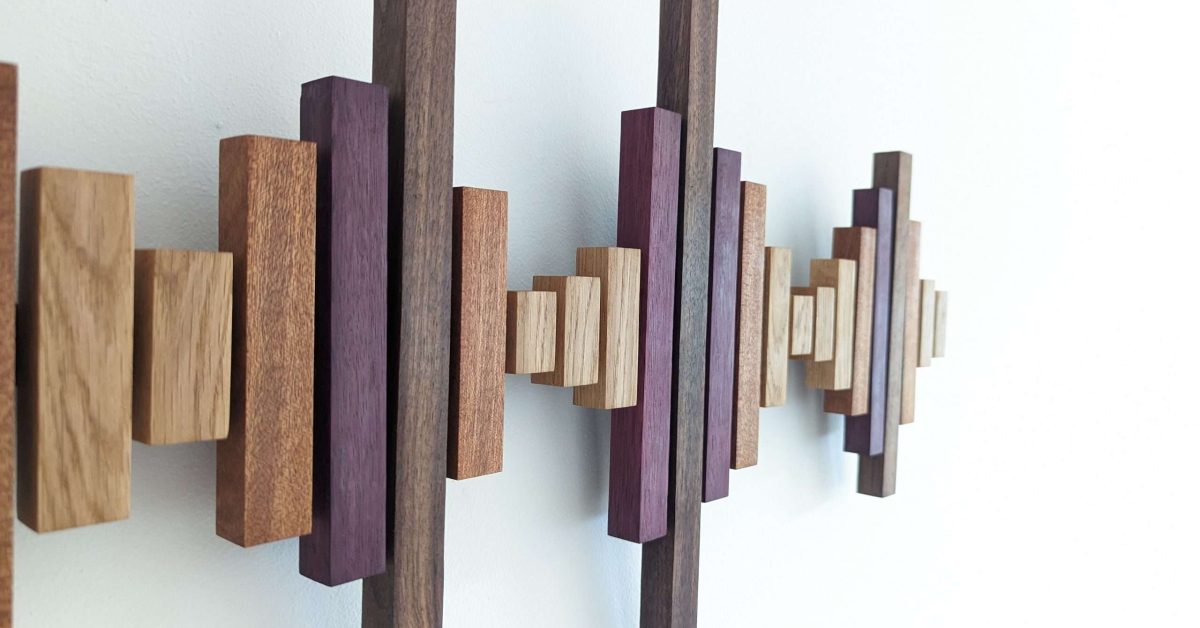 Soundwave Wall Art | Wood Wall Art | Waveform Art – Wood 'N' Pegs