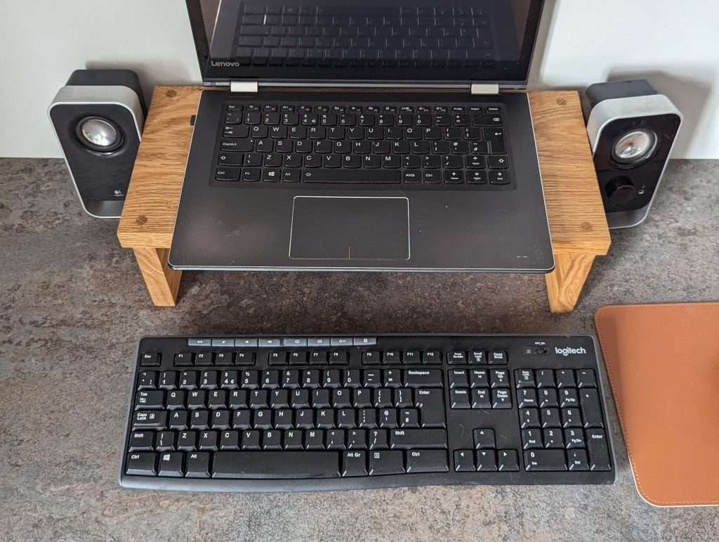 Handmade Solid Oak Wood Monitor Stand – Customizable - Wood 'N' Pegs