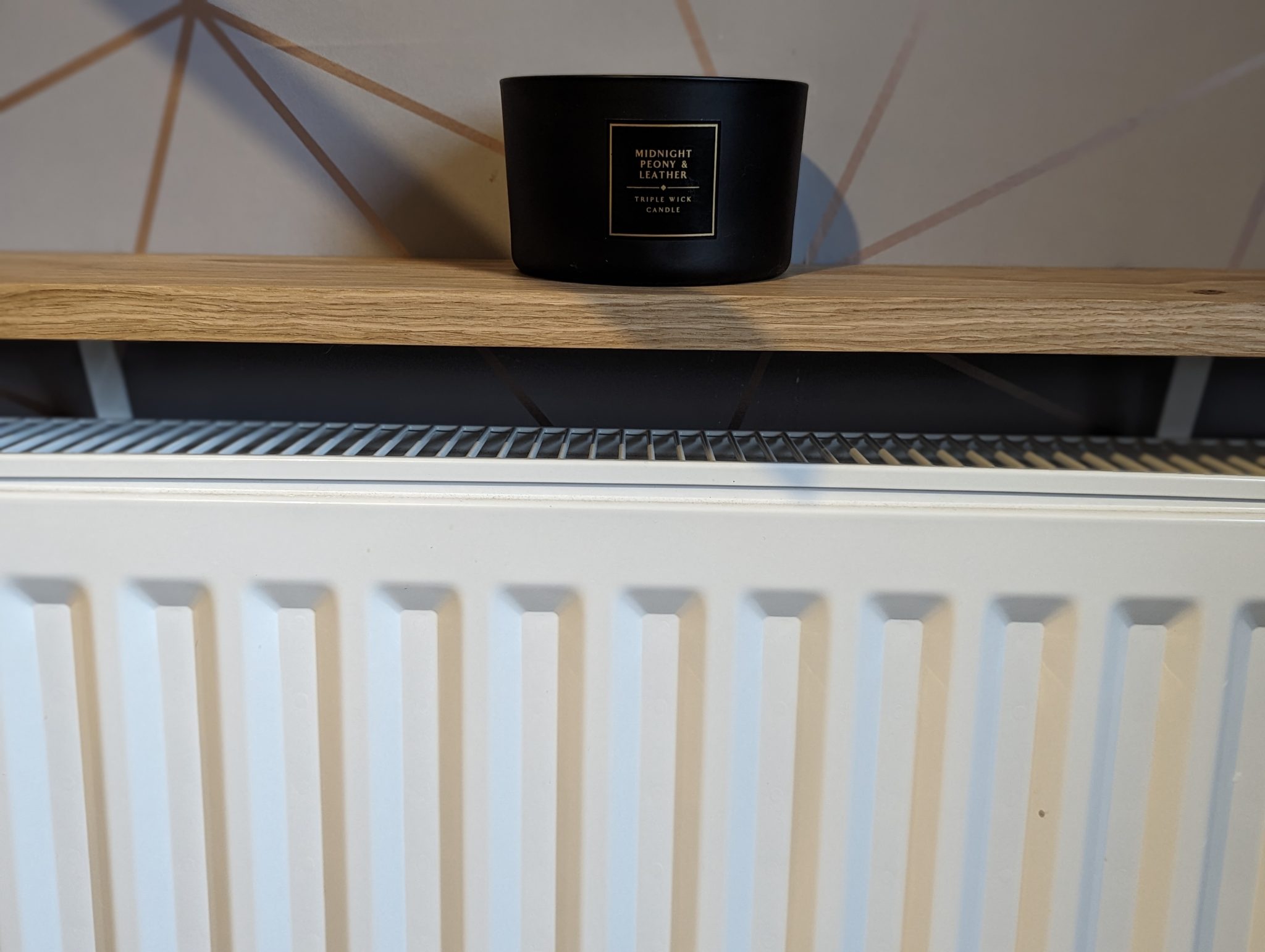 Easy Fit Solid Oak Radiator Shelf – Wood 'N' Pegs